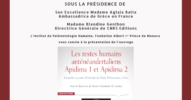 Présentation de l'ouvrage sur le site d'Apidima - Institut de ...